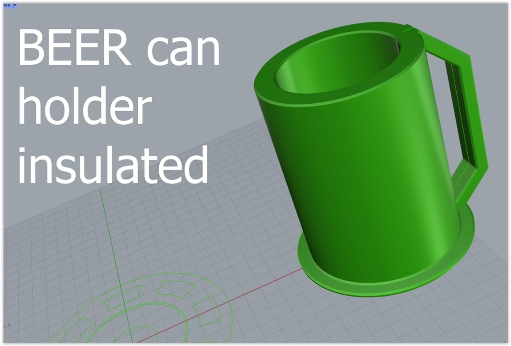 Beer Can insulated holder by Gordyt47 | Download free STL model ...