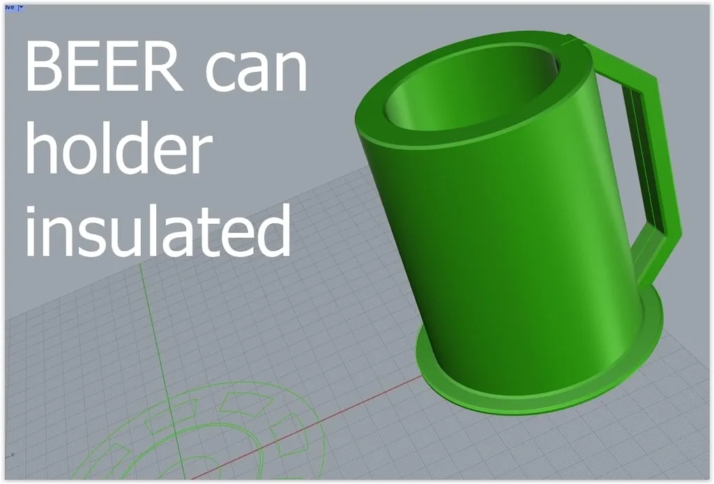Beer Can insulated holder by Gordyt47 | Download free STL model ...