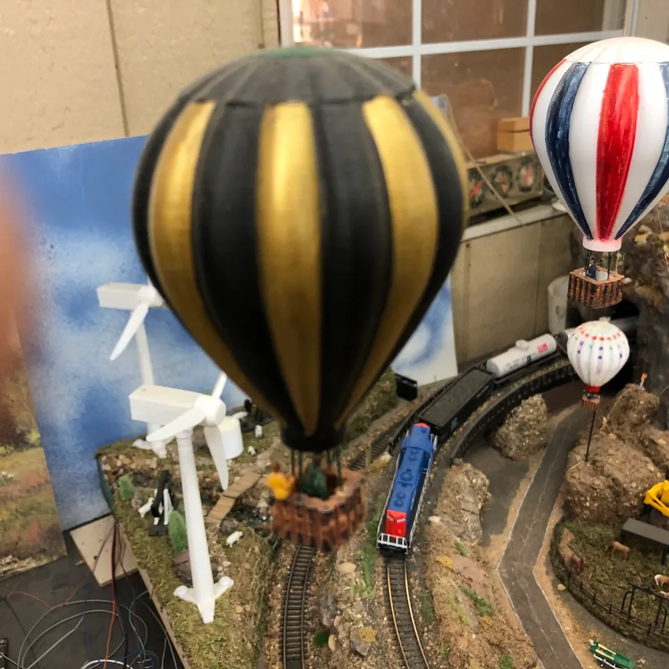 HO Scale Hot air baloon by Gordyt47 | Download free STL model ...