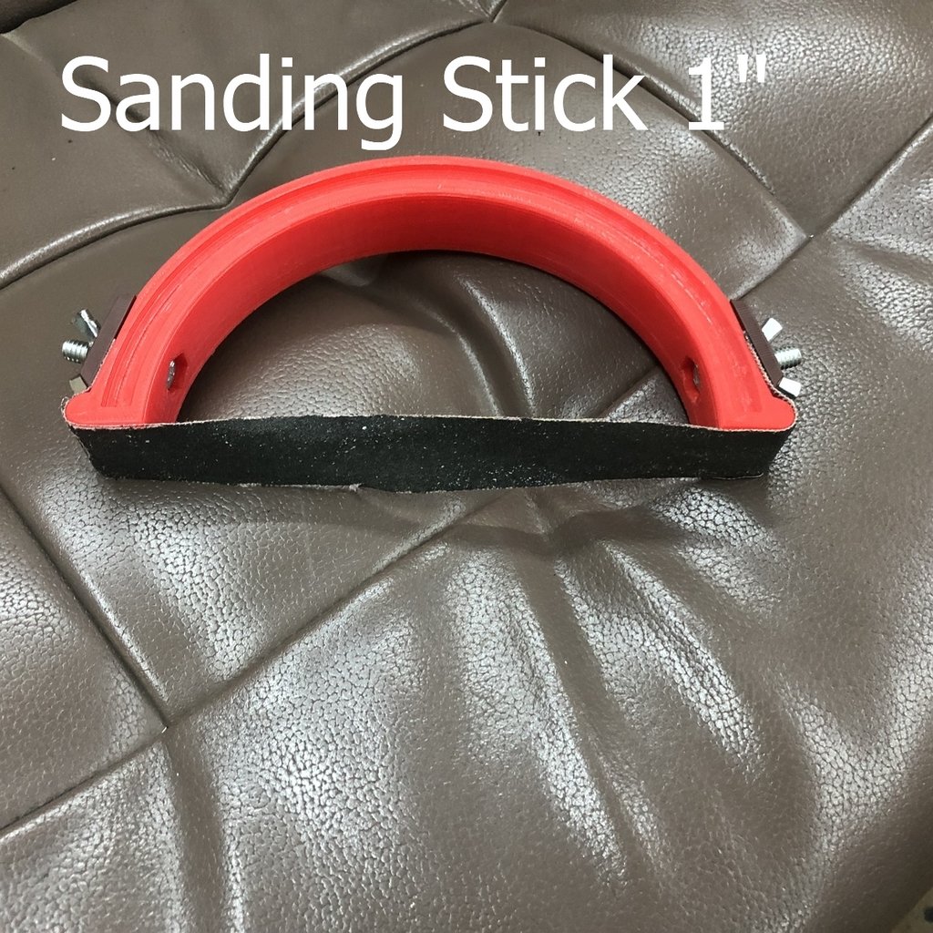 Sanding Holder 1" paper 2 versions by Gordyt47 | Download free STL ...
