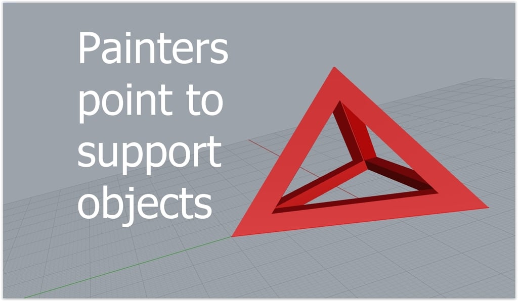Painters point support for objects by Gordyt47 | Download free STL ...