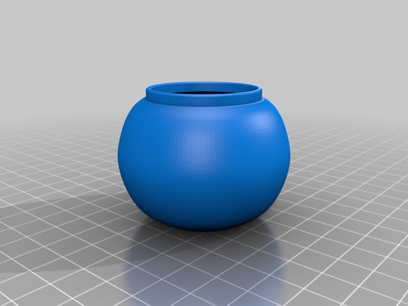 Jar with lid small by Gordyt47 | Download free STL model | Printables.com