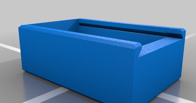 Box with sliding cover by Gordyt47 | Download free STL model ...