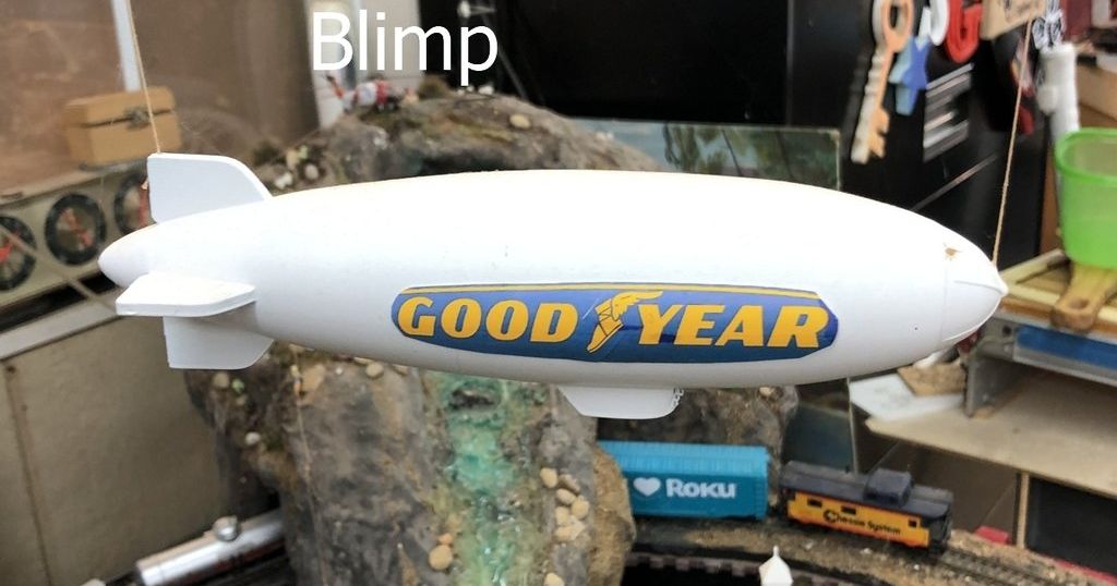HO Scale Goodyear Blimp by Gordyt47 | Download free STL model ...