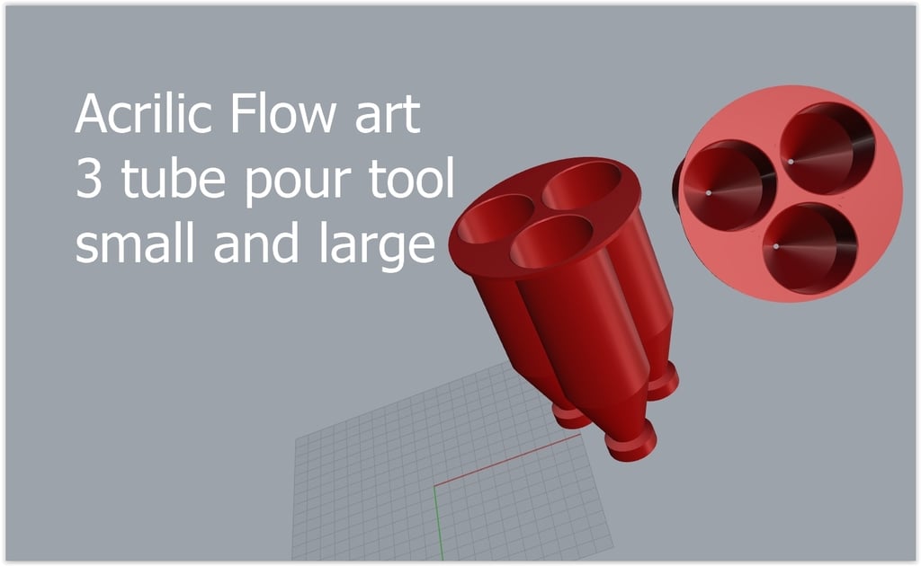 Acrilic flowart pour tool with 3 tubes 2 sizes by Gordyt47 | Download ...