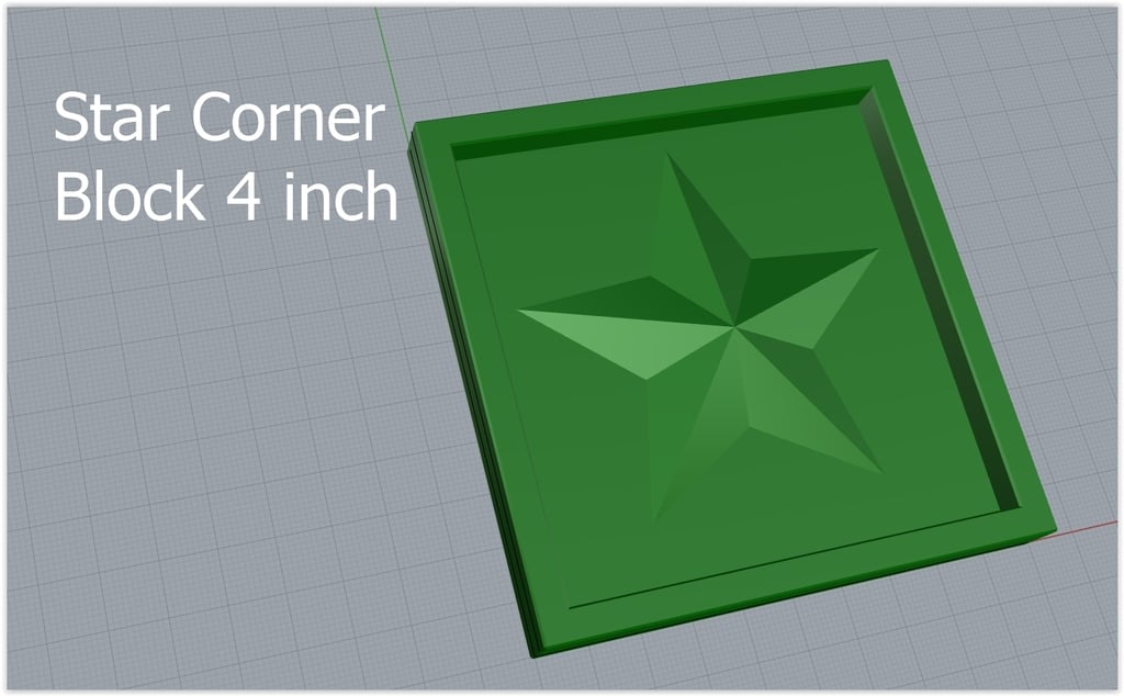 Corner block 4 inch 3D by Gordyt47 | Download free STL model ...