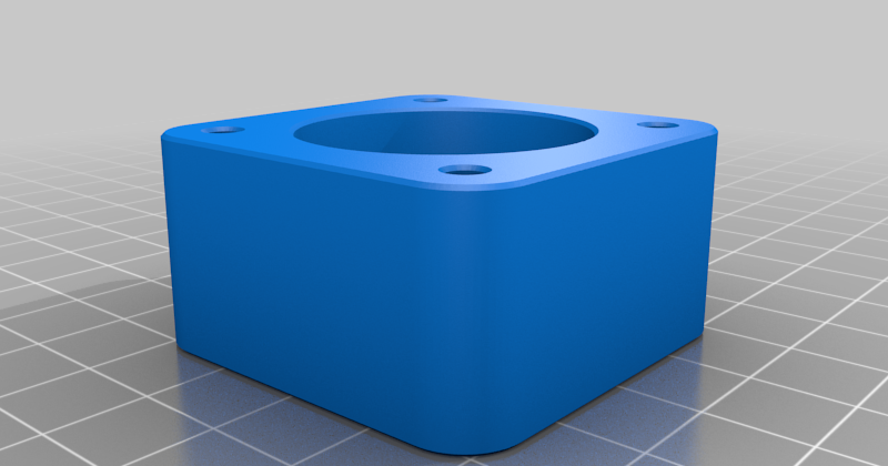 NEMA 17 Stepper motor spacers 6, 10 and 22 mm by Gordyt47 | Download ...