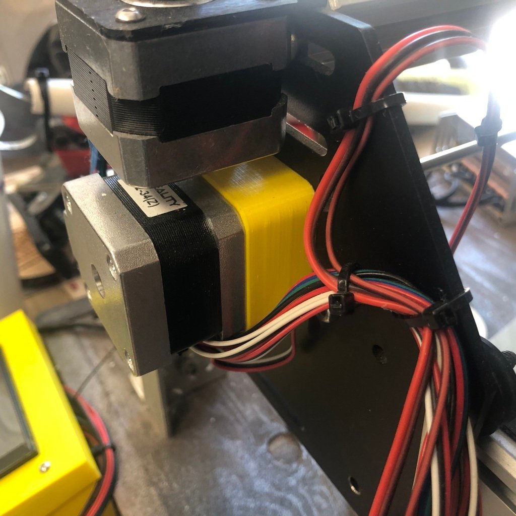 NEMA 17 Stepper motor spacers 6, 10 and 22 mm by Gordyt47 | Download ...