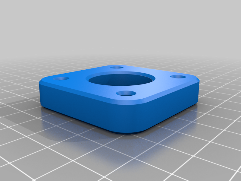 NEMA 17 Stepper motor spacers 6, 10 and 22 mm by Gordyt47 | Download ...