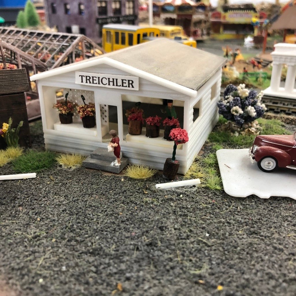 HO Scale Flower shop by Gordyt47 | Download free STL model | Printables.com
