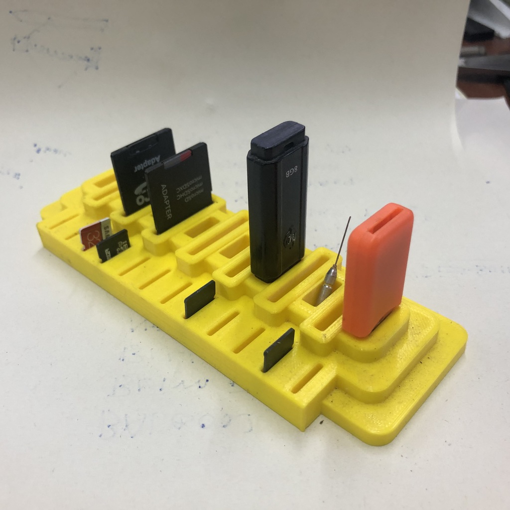 Media holder all types USB Micro SD by Gordyt47 | Download free STL model | Printables.com