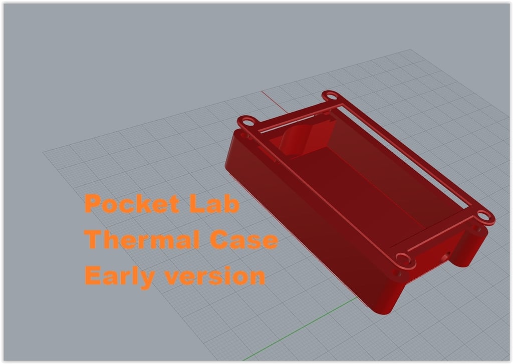 Case for pocketlab thermal early version. Helps protect the PCB by ...