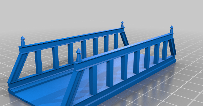 HO scale Bridge Small by Gordyt47 | Download free STL model ...
