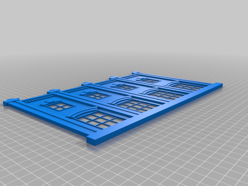 HO Scale Factory wall by Gordyt47 | Download free STL model ...