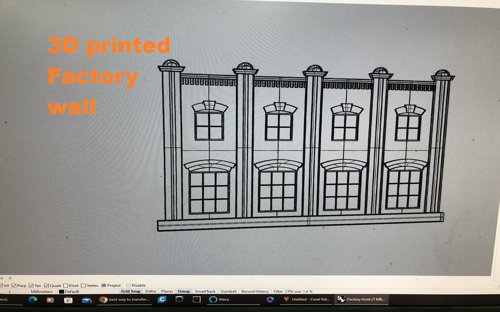 HO Scale Factory wall by Gordyt47 | Download free STL model ...