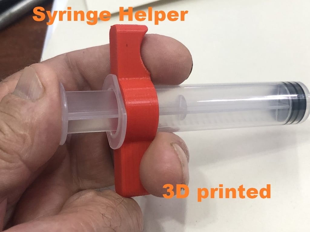 Syringe Helper by Gordyt47 | Download free STL model | Printables.com