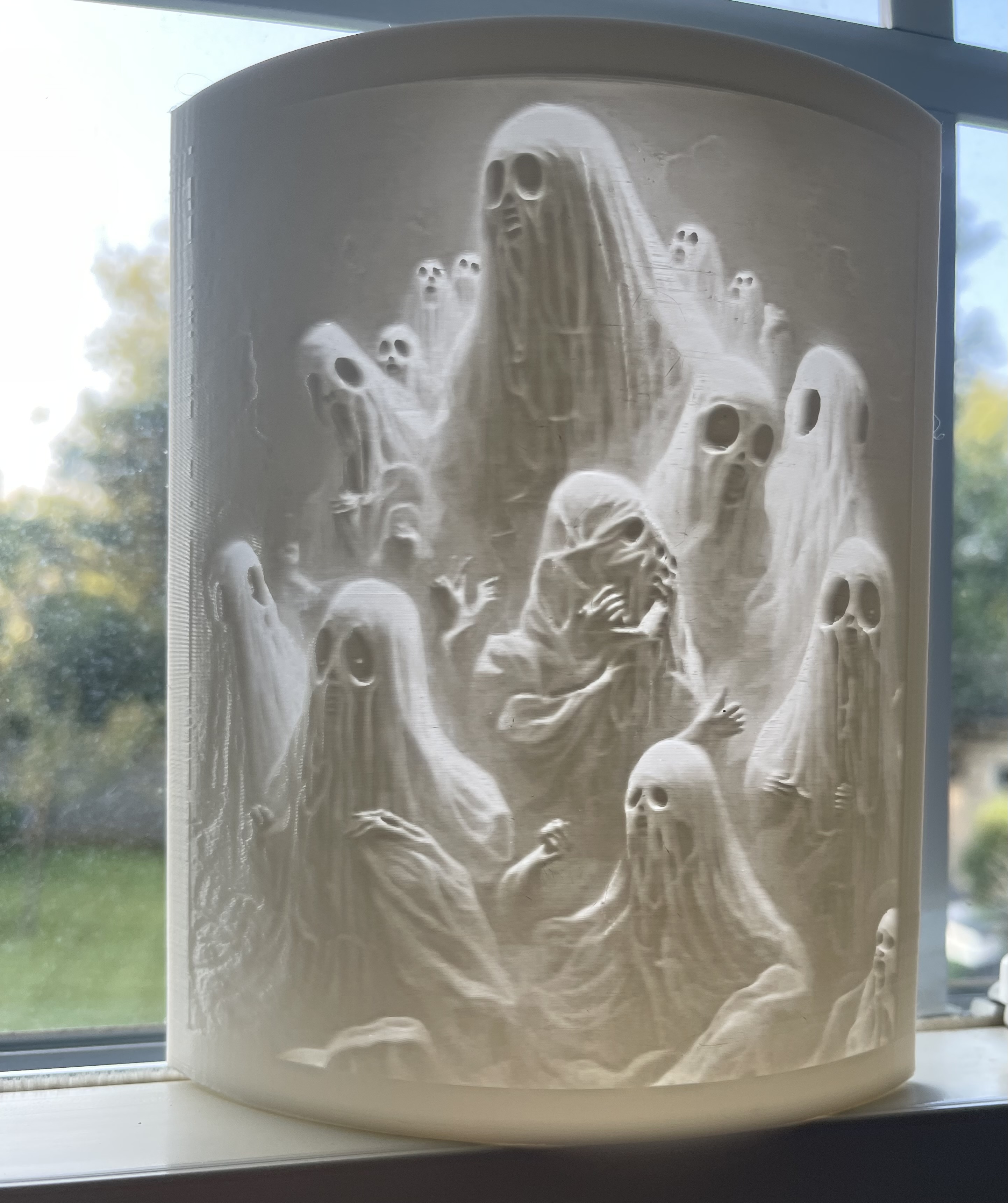 Lithophane Nightlight Ghosts by Troy Hopper | Download free STL model ...
