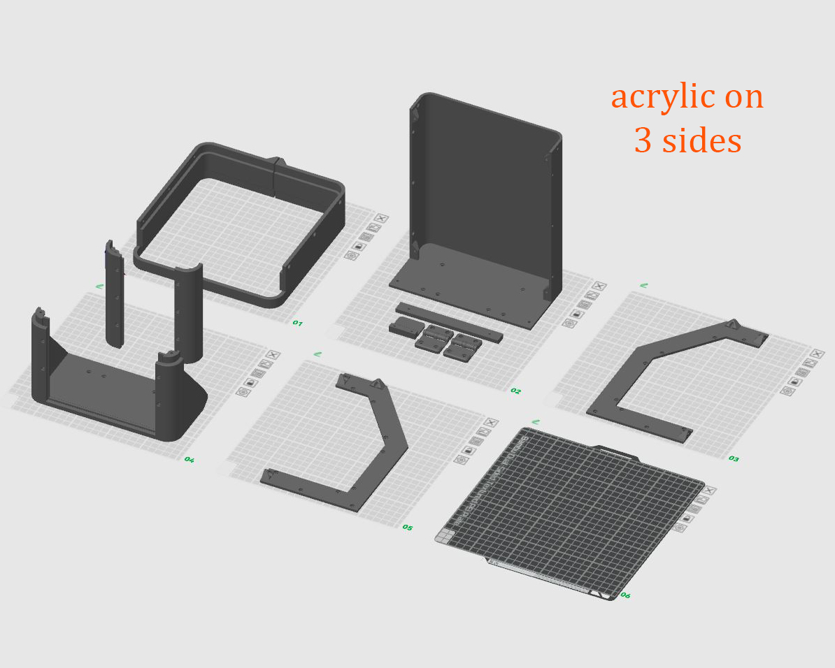 Easy Elegoo Mars Enclosure (light) by Crafty Sven | Download free STL ...