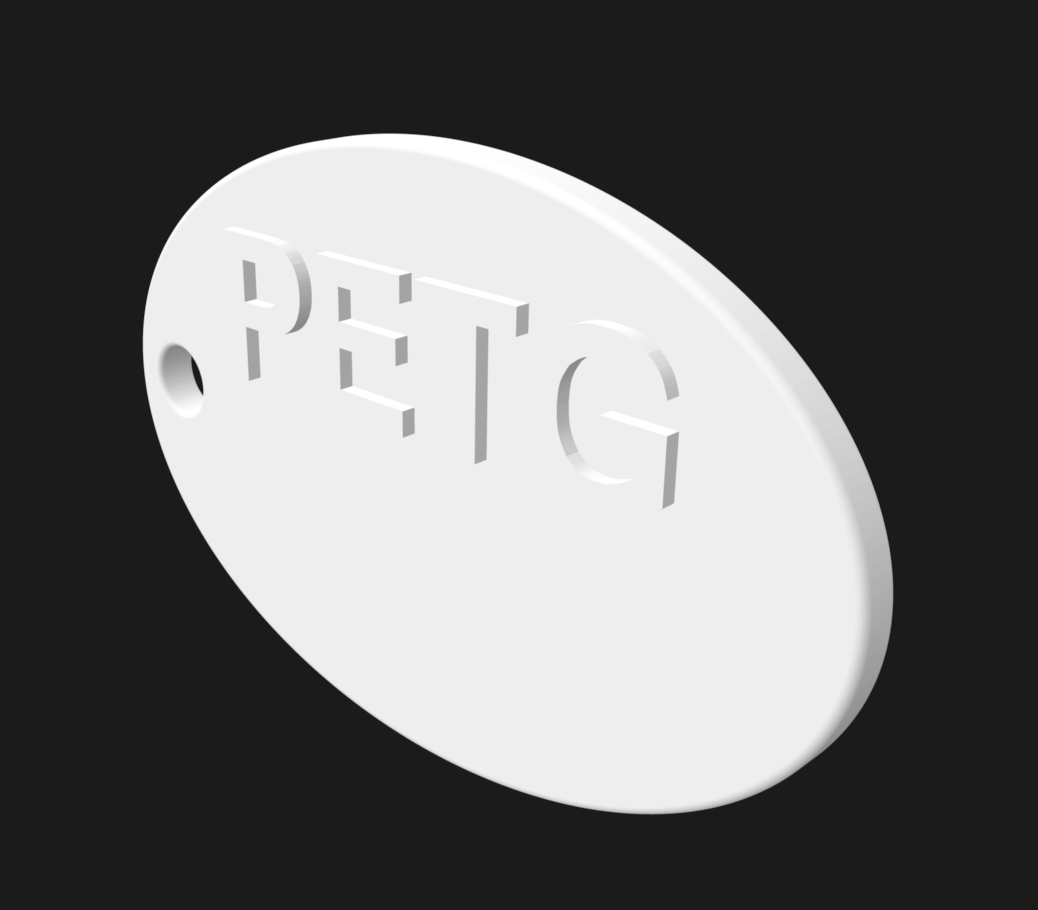Filament Sample Keyring by 3D Print Fun | Download free STL model ...