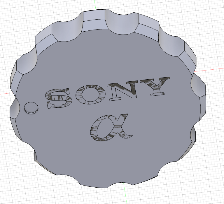 "Beefy" Sony Alpha Body Cap - With Logos - No Glue por John Hoke ...