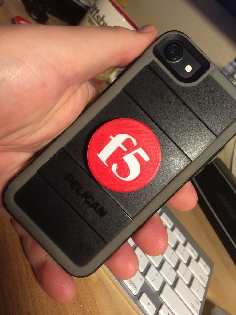 Replacement back for Pop Socket by 1ProjectAWeek | Download free STL ...