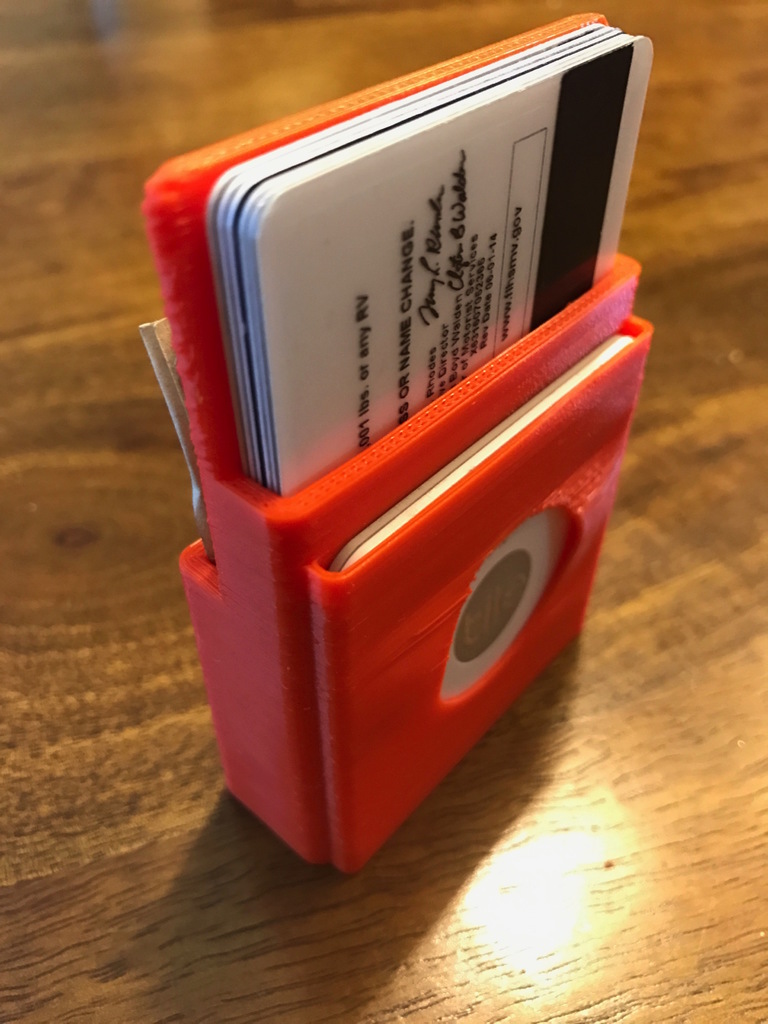 Wallet for Flexible Filament with space for Tile by 1ProjectAWeek ...