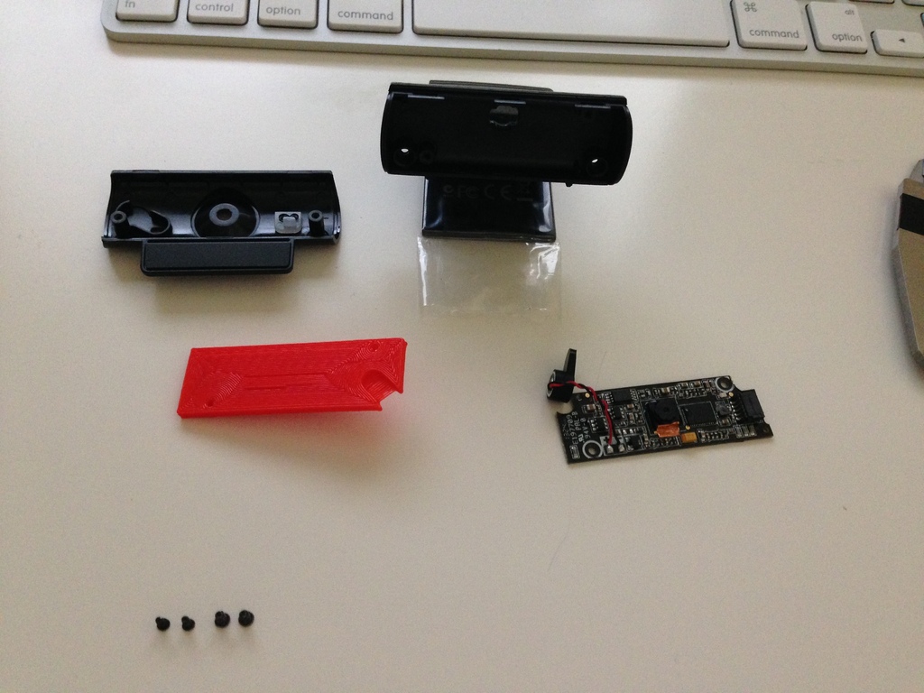 Camera repackage and mount for Creative Live Cam Sync and Solidoodle 3 ...