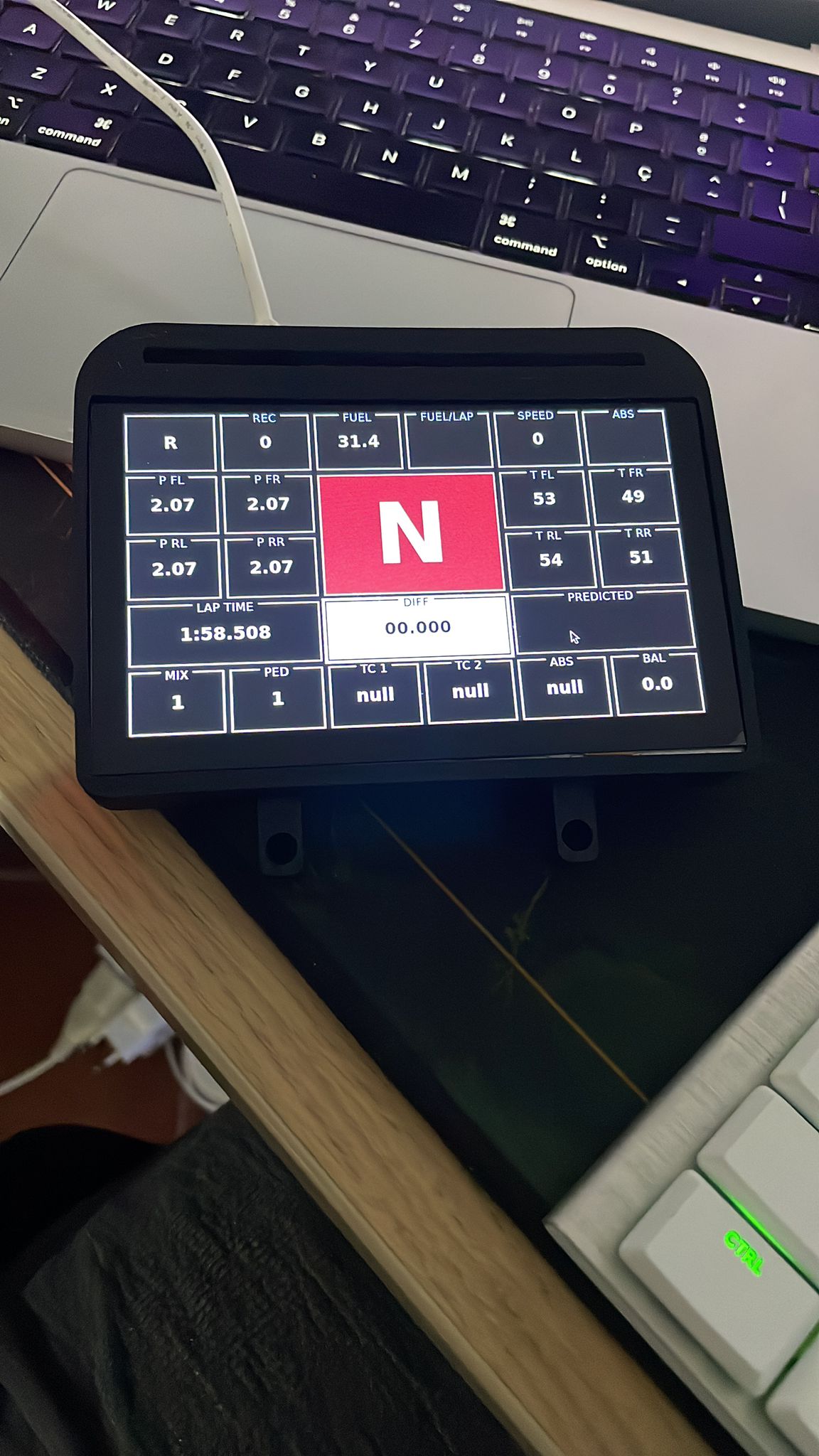 Raspberry Pi SimRacing Dashboard by Danilov3s | Download free STL model ...