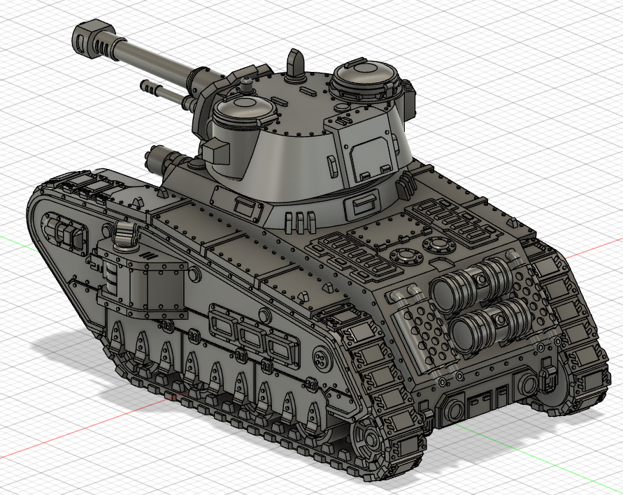 Epic Scale Imperial Heavy Tank by DeltaX | Download free STL model ...