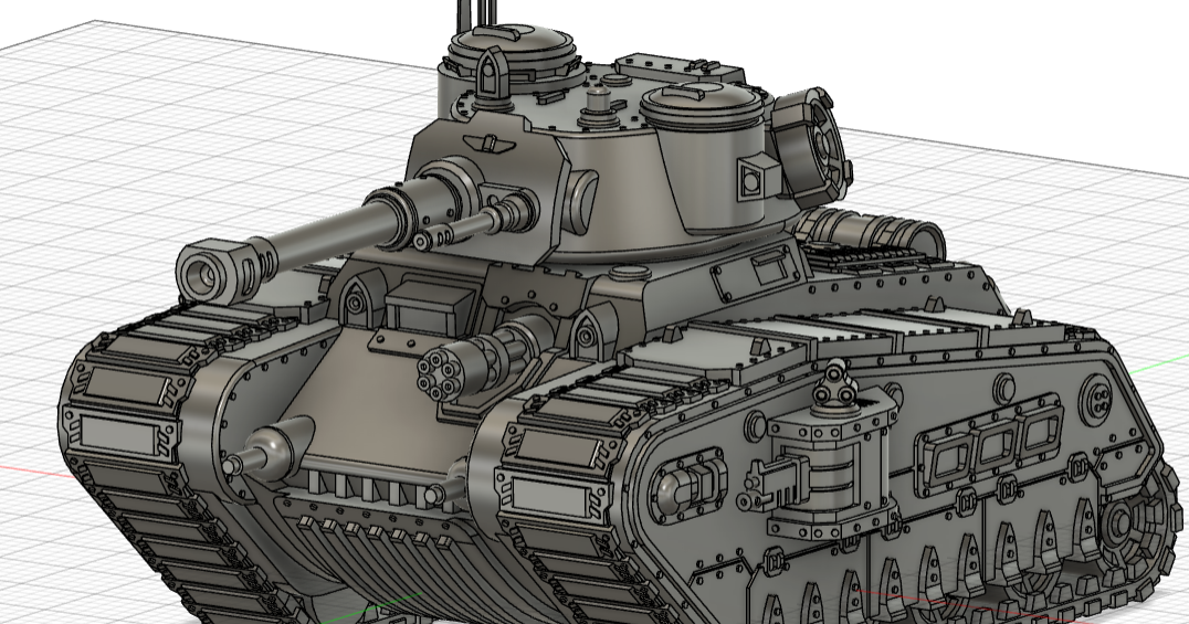 Epic Scale Imperial Heavy Tank by DeltaX | Download free STL model ...
