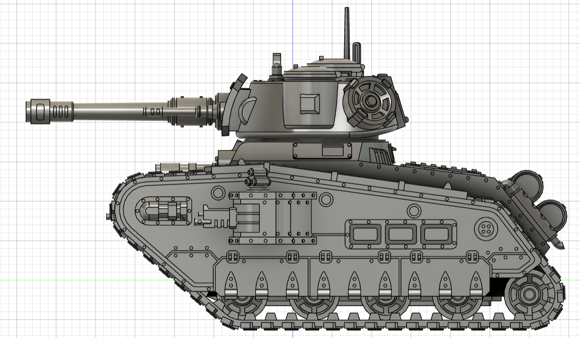 Epic Scale Imperial Heavy Tank by DeltaX | Download free STL model ...