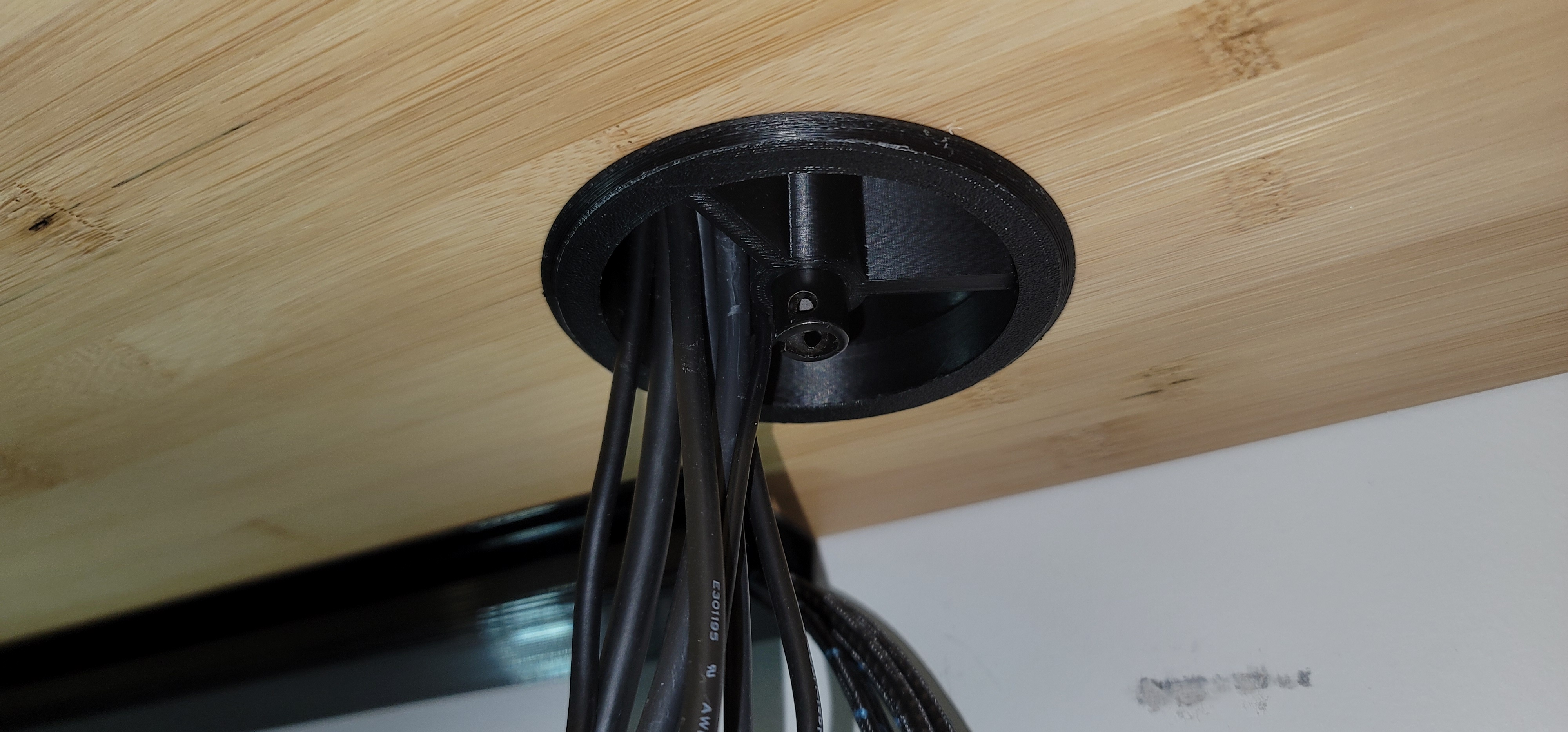 Desktop Microphone Cable Grommet by PSILO | Download free STL model ...