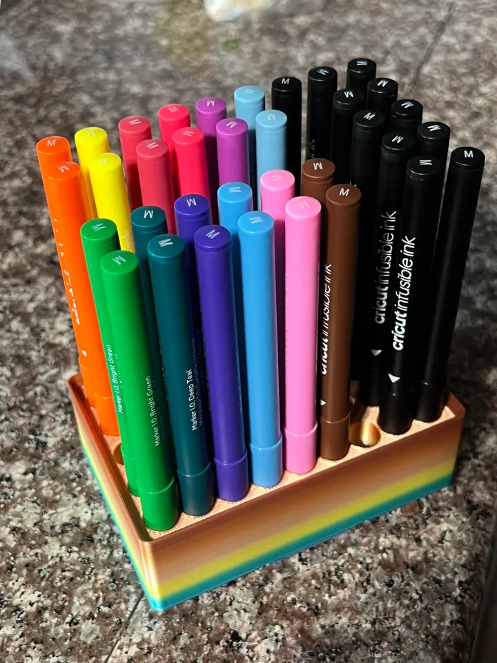 Gridfinity - 2x3x1 Cricut Infusible Ink Marker Holder by Greg Black ...