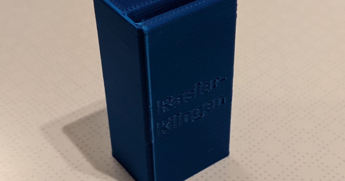 Razor Blade (Sharps) Container by zeroflow | Download free STL model ...