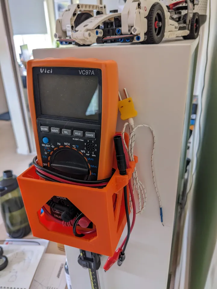 Multimeter holder by simbrose | Download free STL model | Printables.com