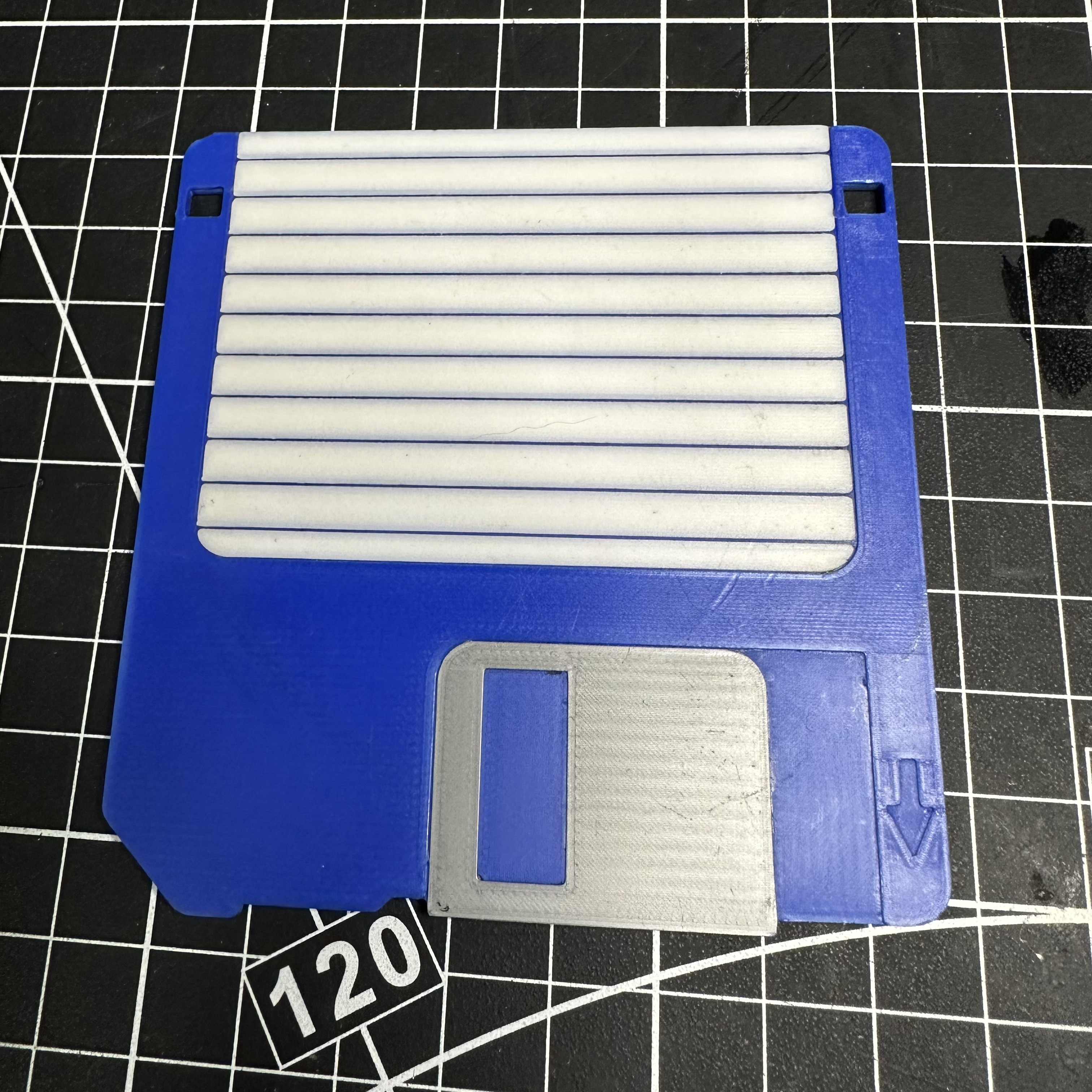 Floppy Disk coaster with label by puckpuck | Download free STL model ...
