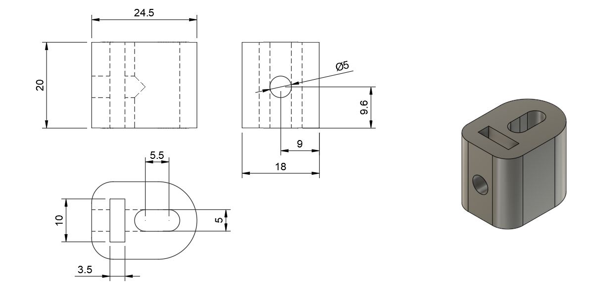 Basic Cable Clamp for Vinyl-Coated Cabling by PenguinInTheDesert ...