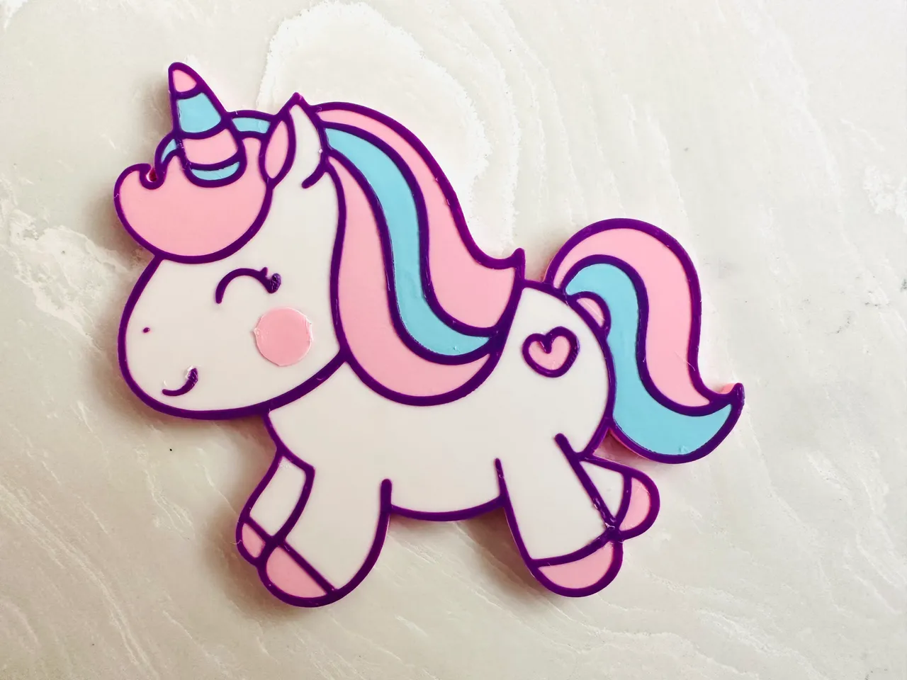 2D Unicorn by Cory | Download free STL model | Printables.com