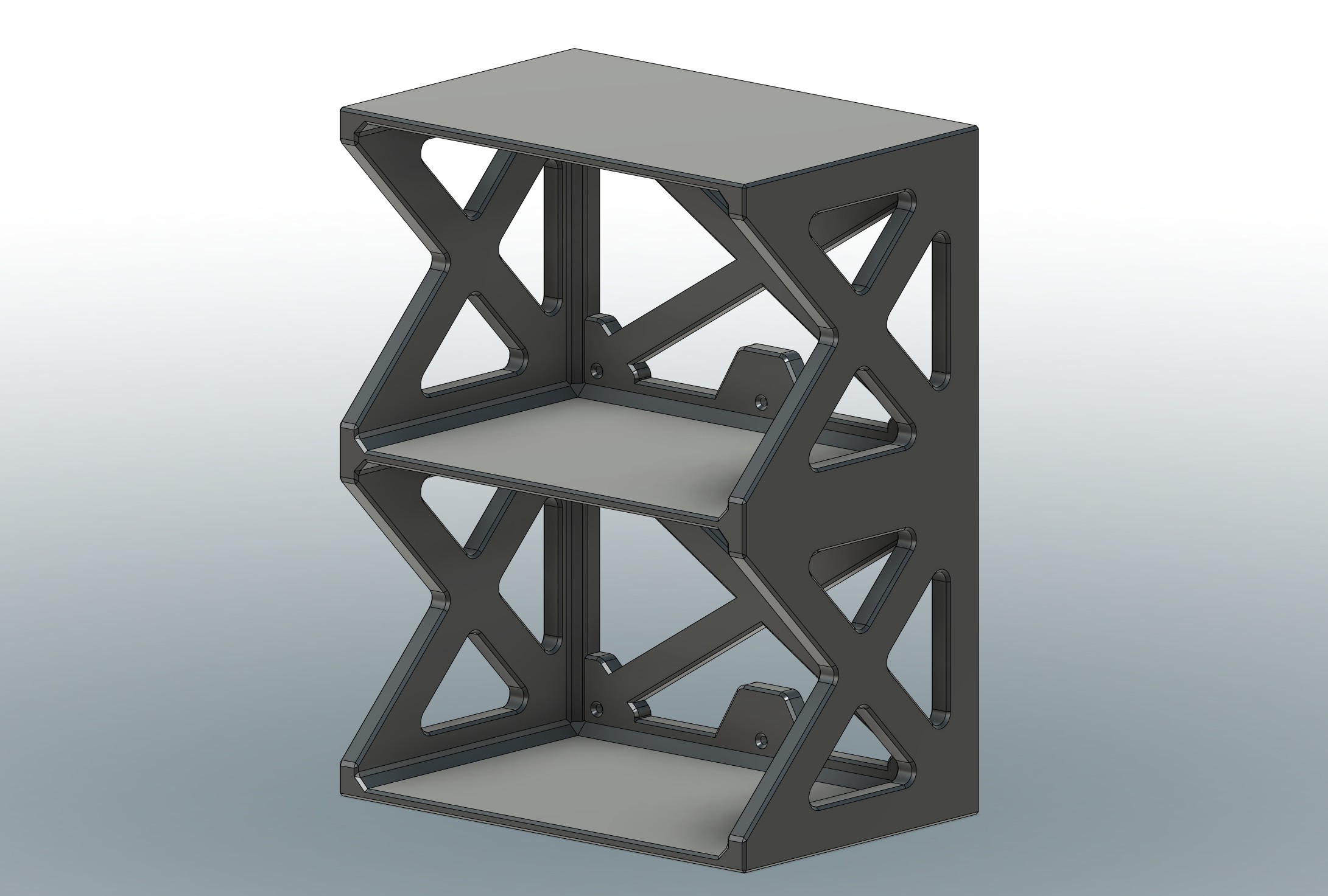 Simple Parametric Multi Shelf by Jer | Download free STL model ...