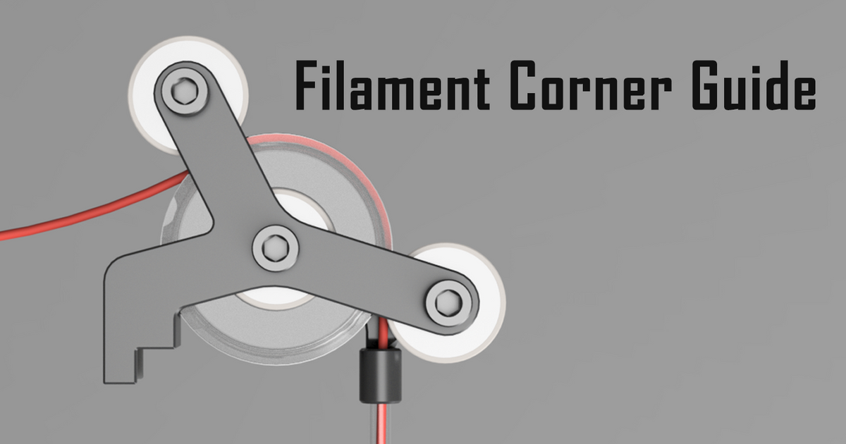 Short Radius Filament Corner Guide by M1324 | Download free STL model ...