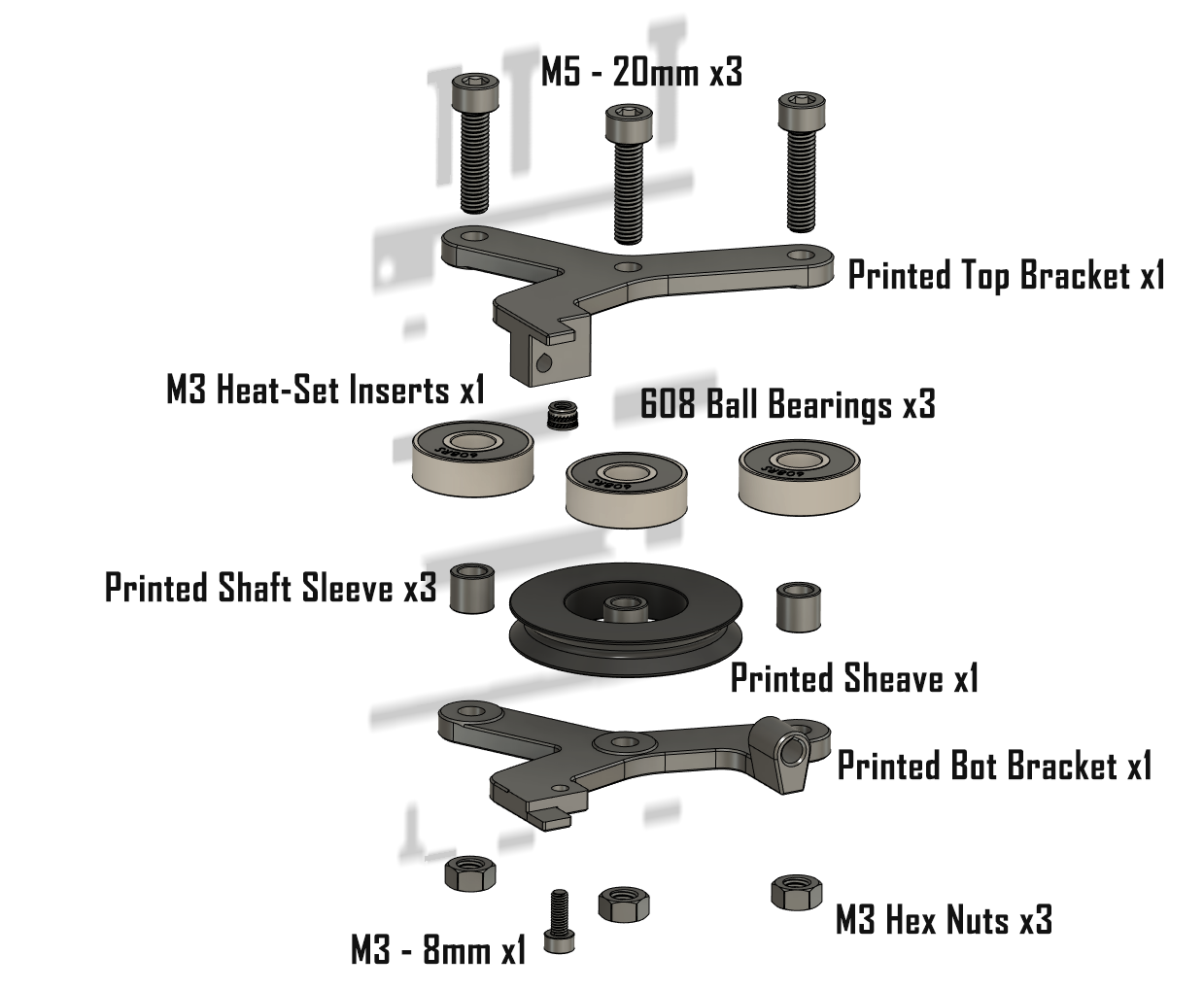 Short Radius Filament Corner Guide by M1324 | Download free STL model ...