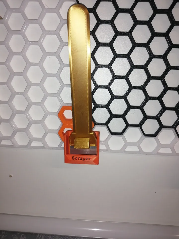 Honeycomb Bambu Lab scraper holder by Ptitloup34 | Download free STL ...