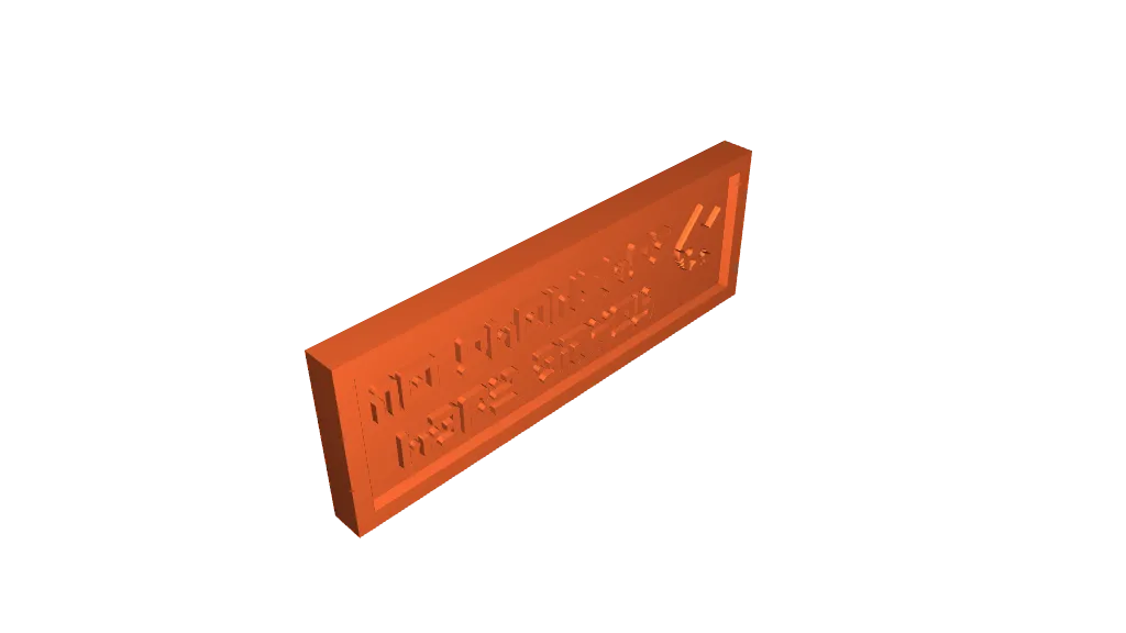 Stray No thoughts head empty sign by PoIar B34R | Download free STL ...