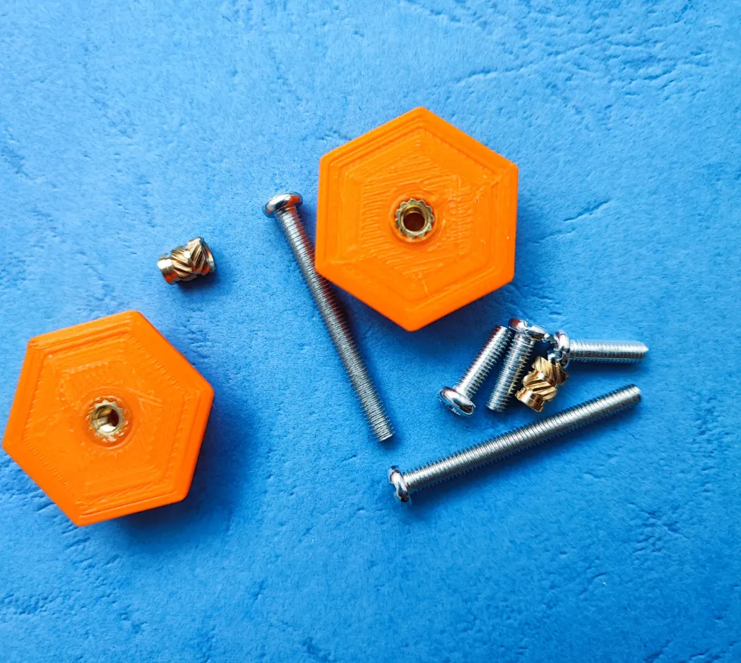 Insert for Honeycomb wall with M3 threaded brass insert by Odysseos ...