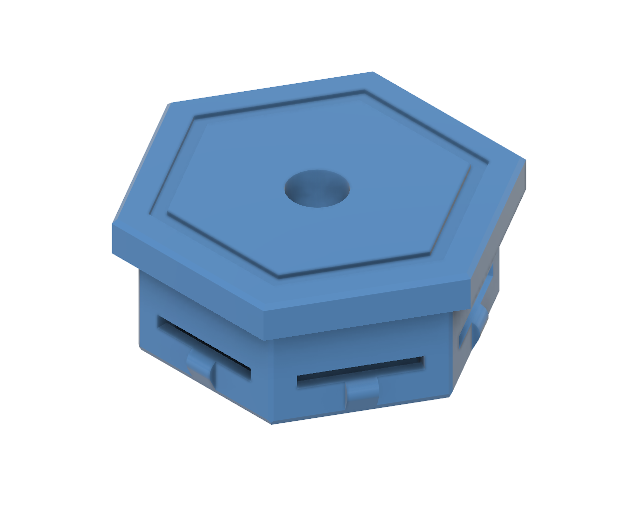 Insert for Honeycomb wall with M3 threaded brass insert by Odysseos ...