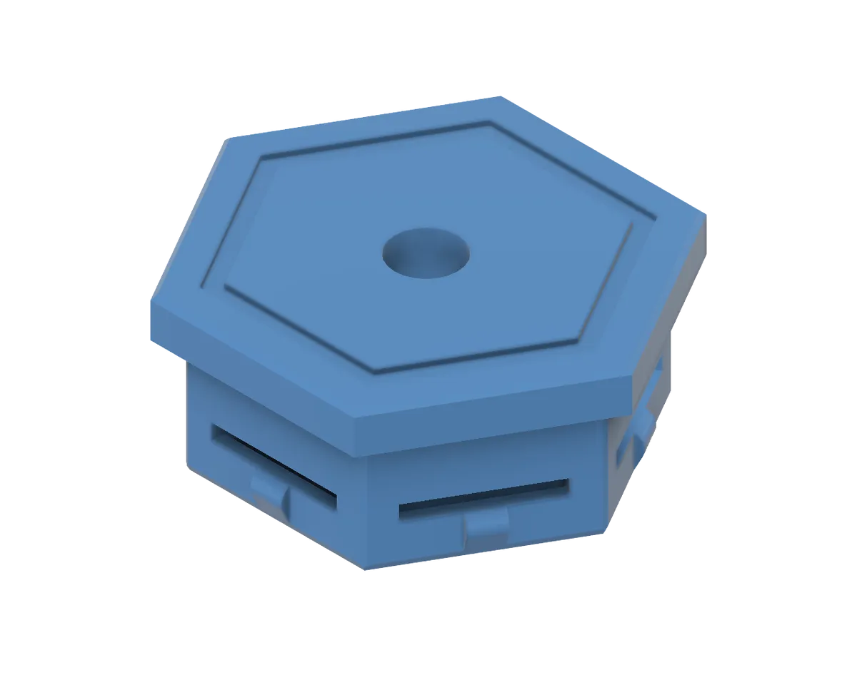 Insert for Honeycomb wall with M3 threaded brass insert by Odysseos ...