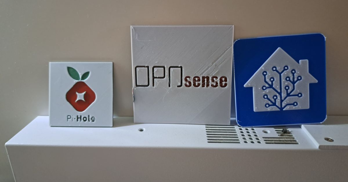 OPnSense logo by Pepijn van Vliet | Download free STL model ...