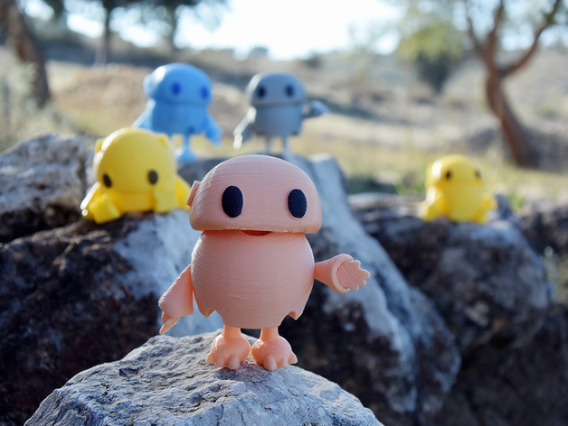 Mini Articulated Robot by PoIar B34R | Download free STL model ...