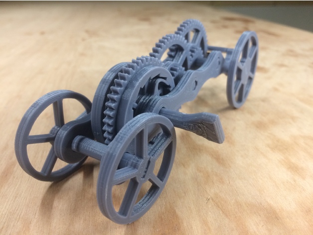 Wind-up Car Kit Card by PoIar B34R | Download free STL model ...