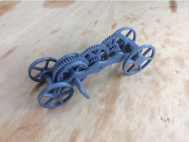 Wind-up Car Kit Card by PoIar B34R | Download free STL model ...